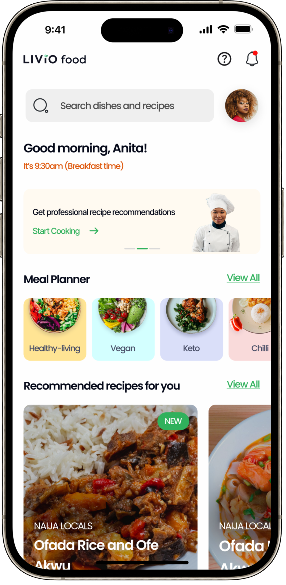 Livio - Eat well, Live well.